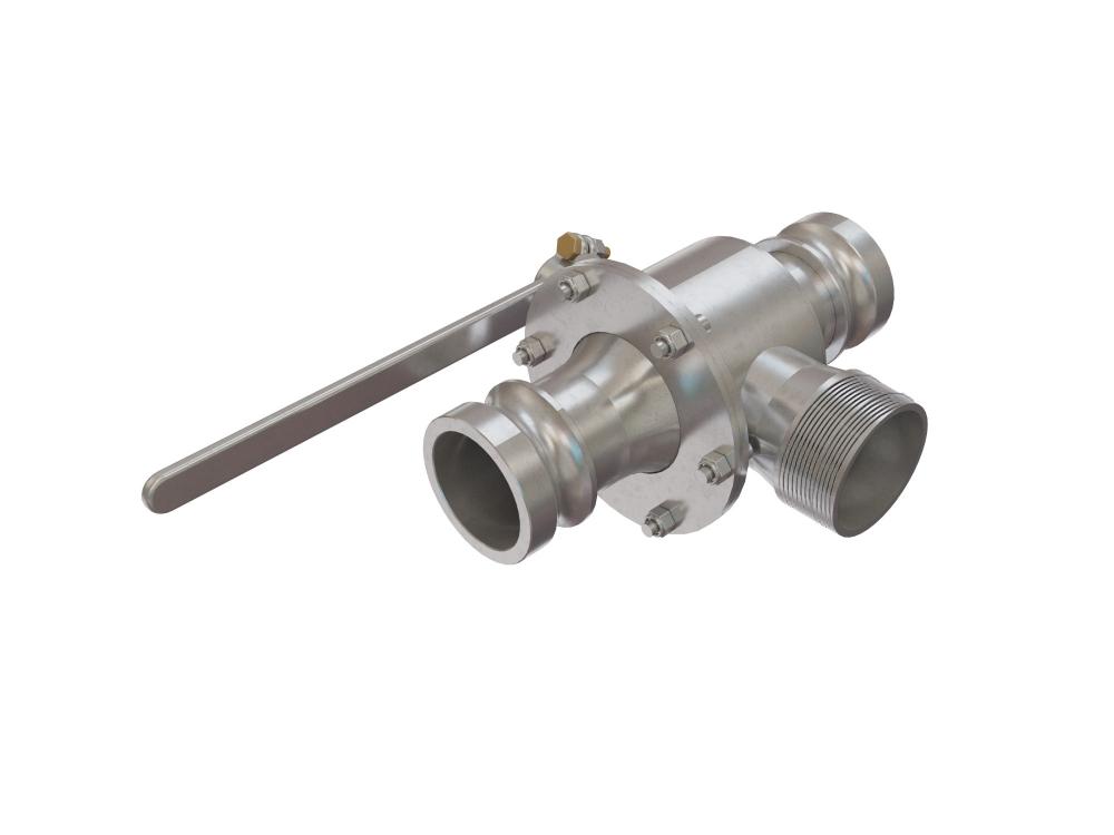 VÁLVULA DIRECIONAL 2” (2 VIAS) COM ESFERA 75mm - Zanoni Equipamentos