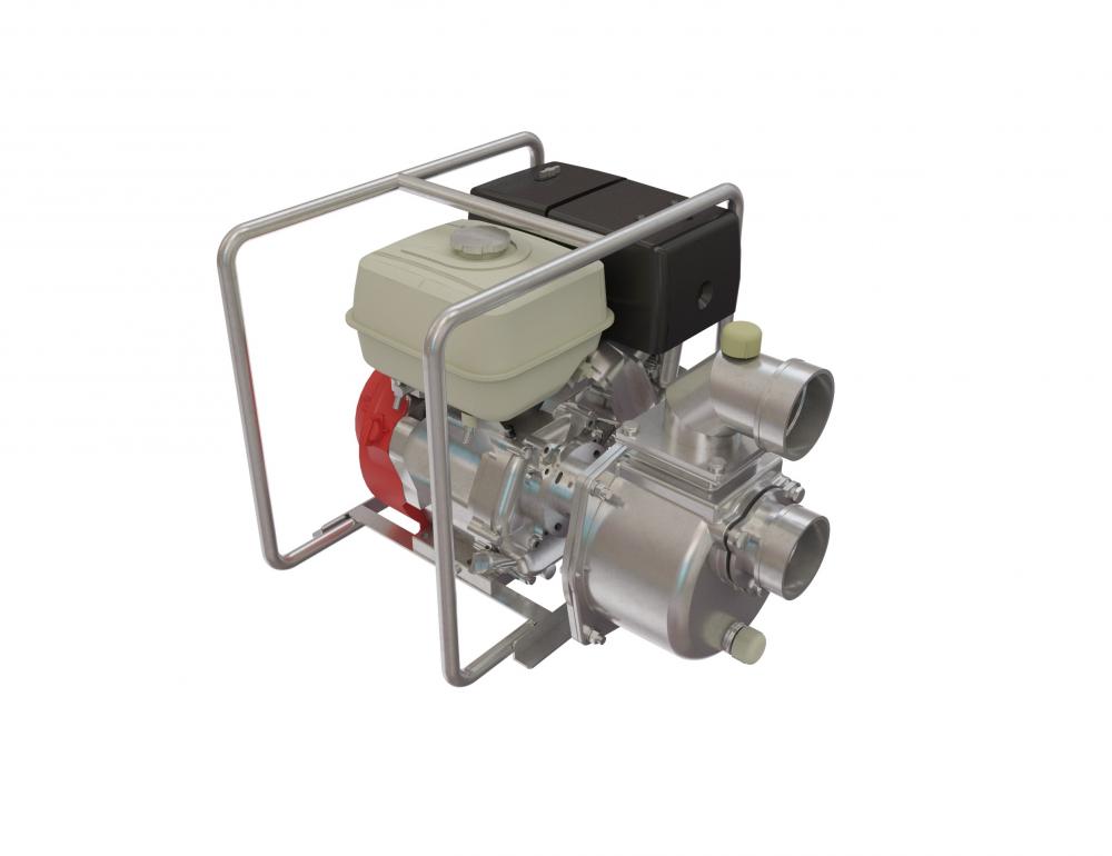 3" STAINLESS STEEL WATER PUMP (WITH BRANCO ENGINE B4T 6,5CV) - Zanoni ...