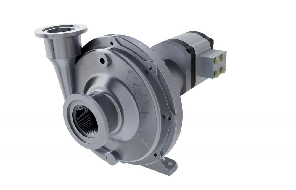 BOMBA CENTRÍF. INOX (ENTR. FLANGE 220 E ROSCA 1 ½" / SAÍDA FLANGE 200 E ROSCA 1 ¼") COM MOTOR ...