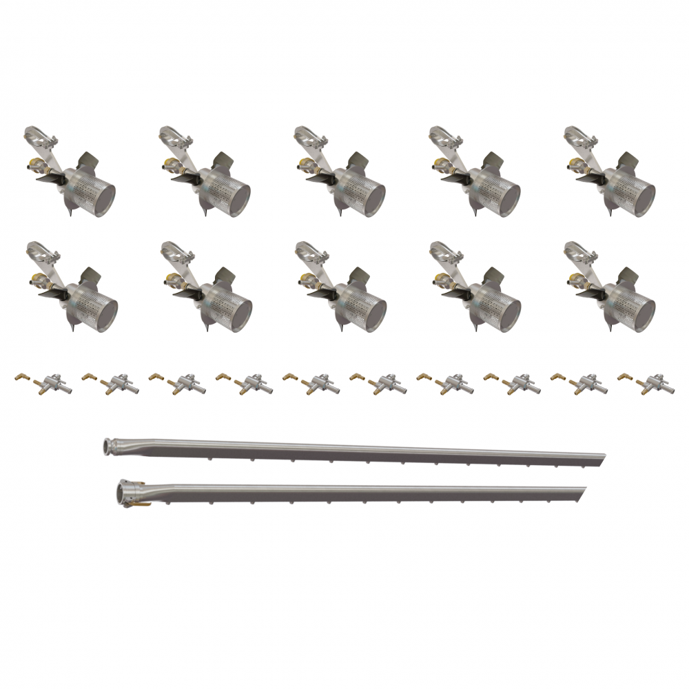 COMPLETE SET OF M3 ATOMIZERS FOR THRUSH 510 (5/8" CHECK VALVE) - Zanoni ...